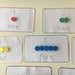 Montessori Short Colored Bead Stair Booklets, Montessori Preschool ...