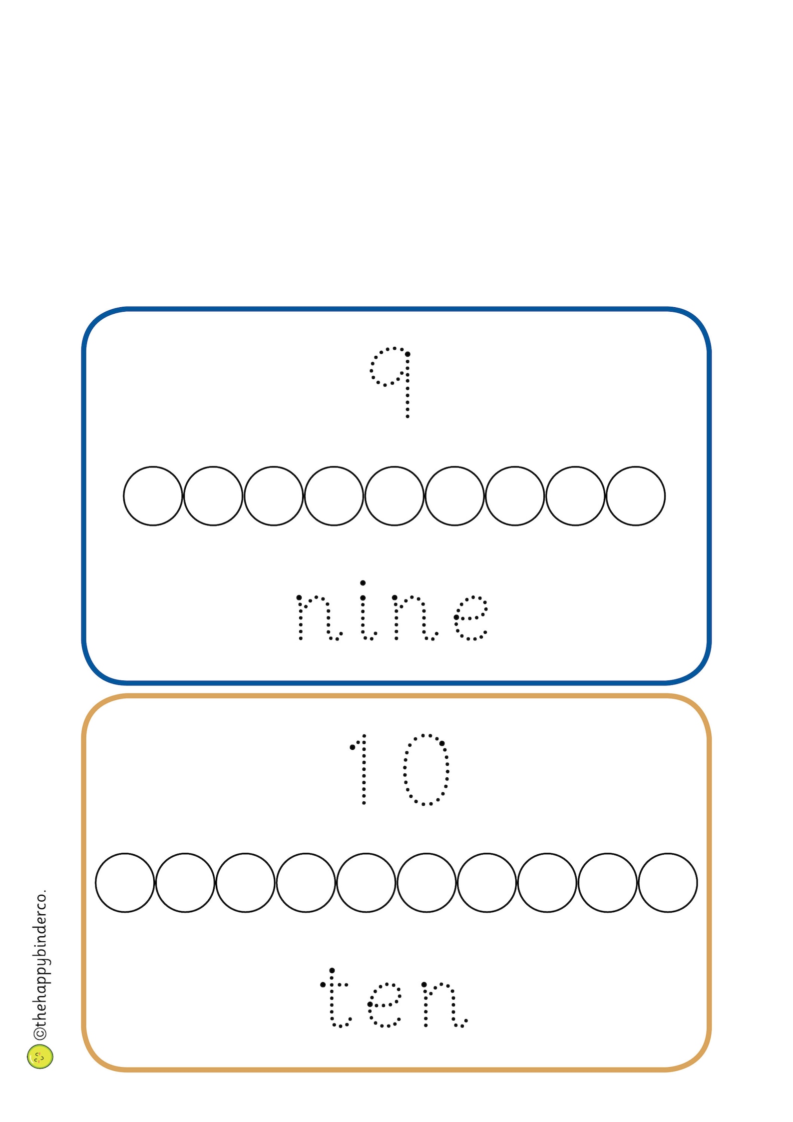 Montessori Short Colored Bead Stair Booklets, Montessori Preschool ...