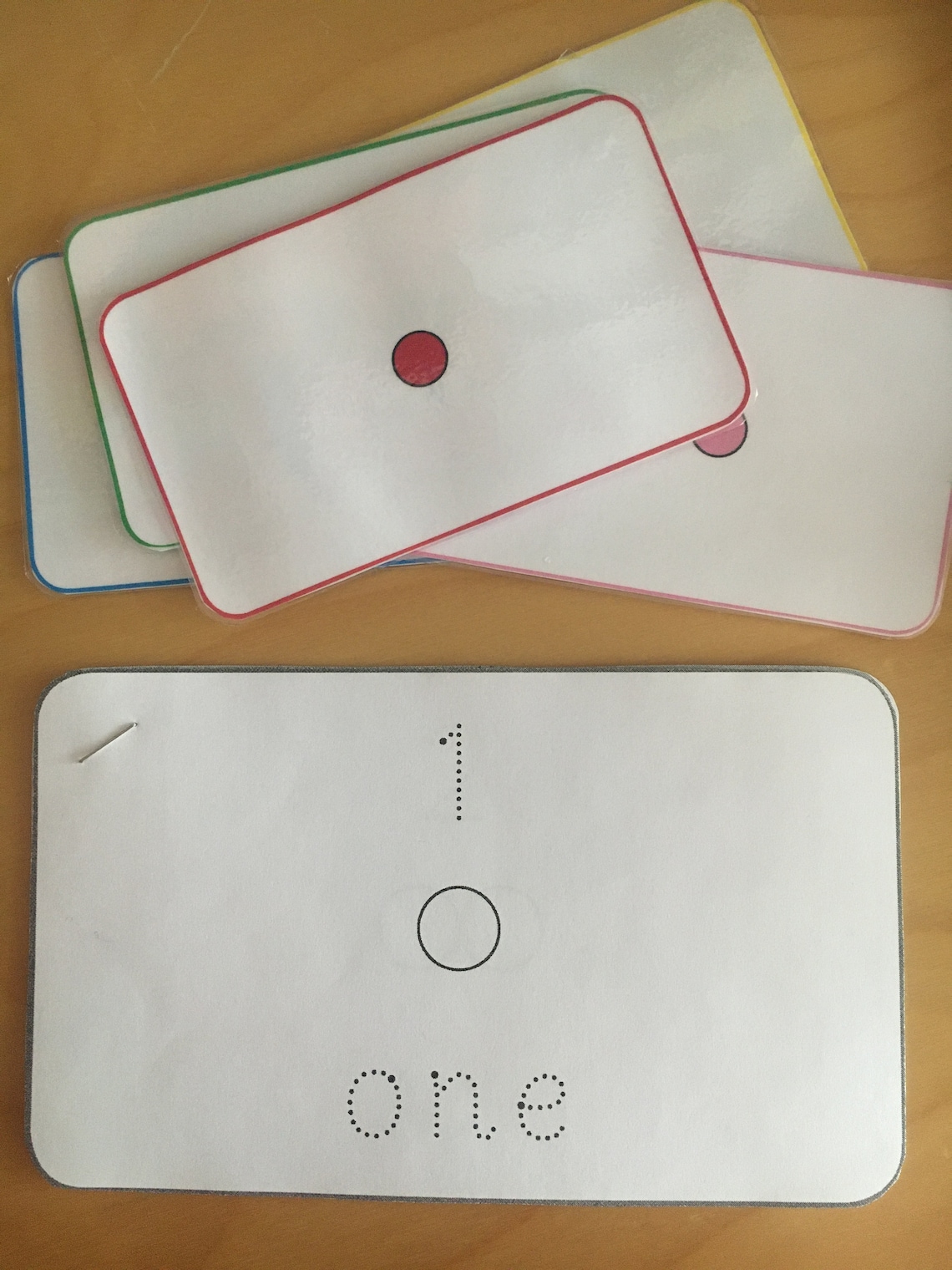 Montessori Short Colored Bead Stair Booklets, Montessori Preschool ...