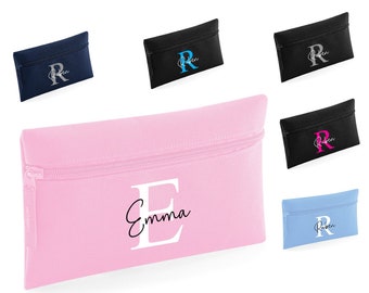 Back to School Personalised Name Pencil Case With Any Initial - Etsy UK