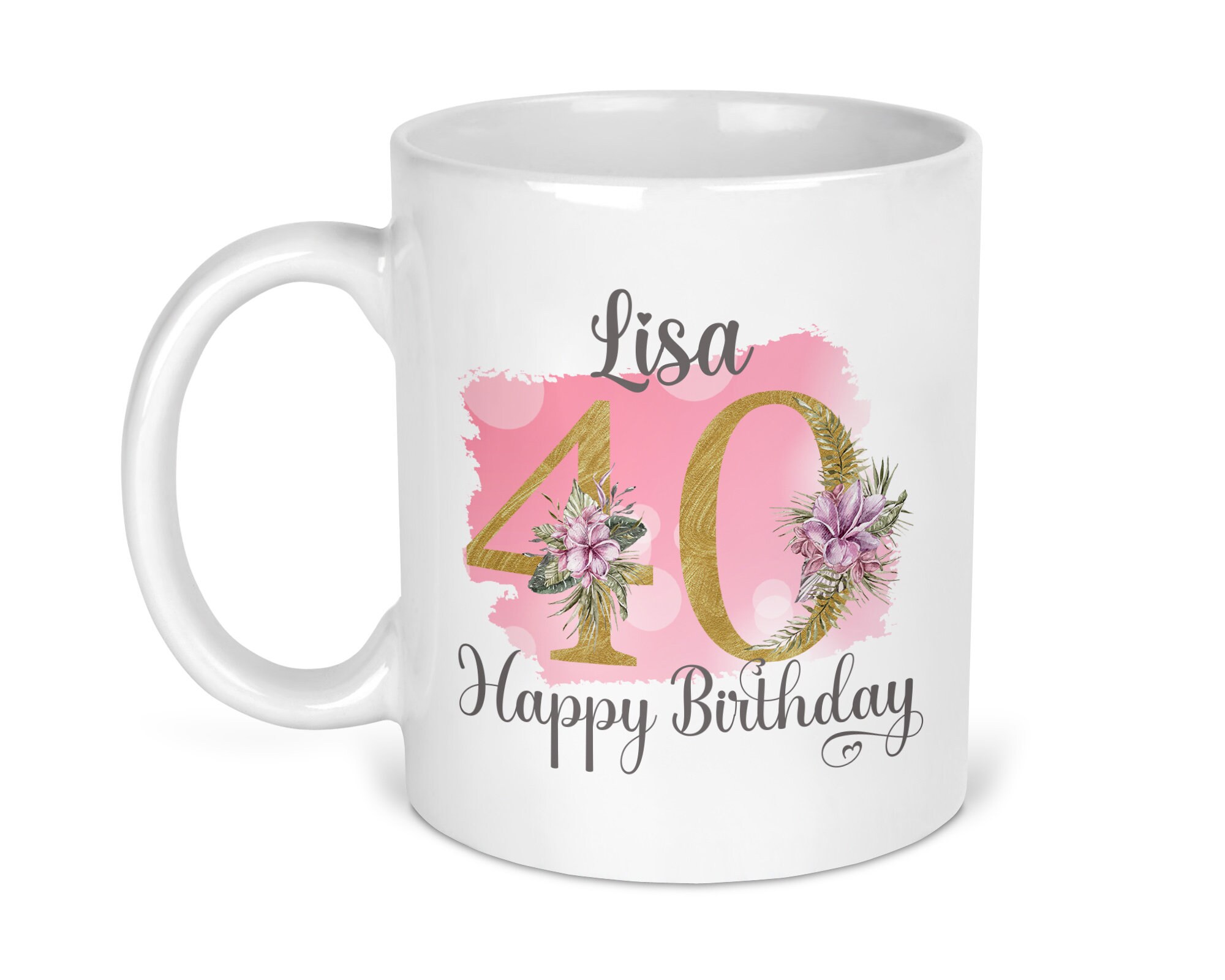 Personalised 40th Mug Birthday Mug 40th Birthday Gift Custom - Etsy