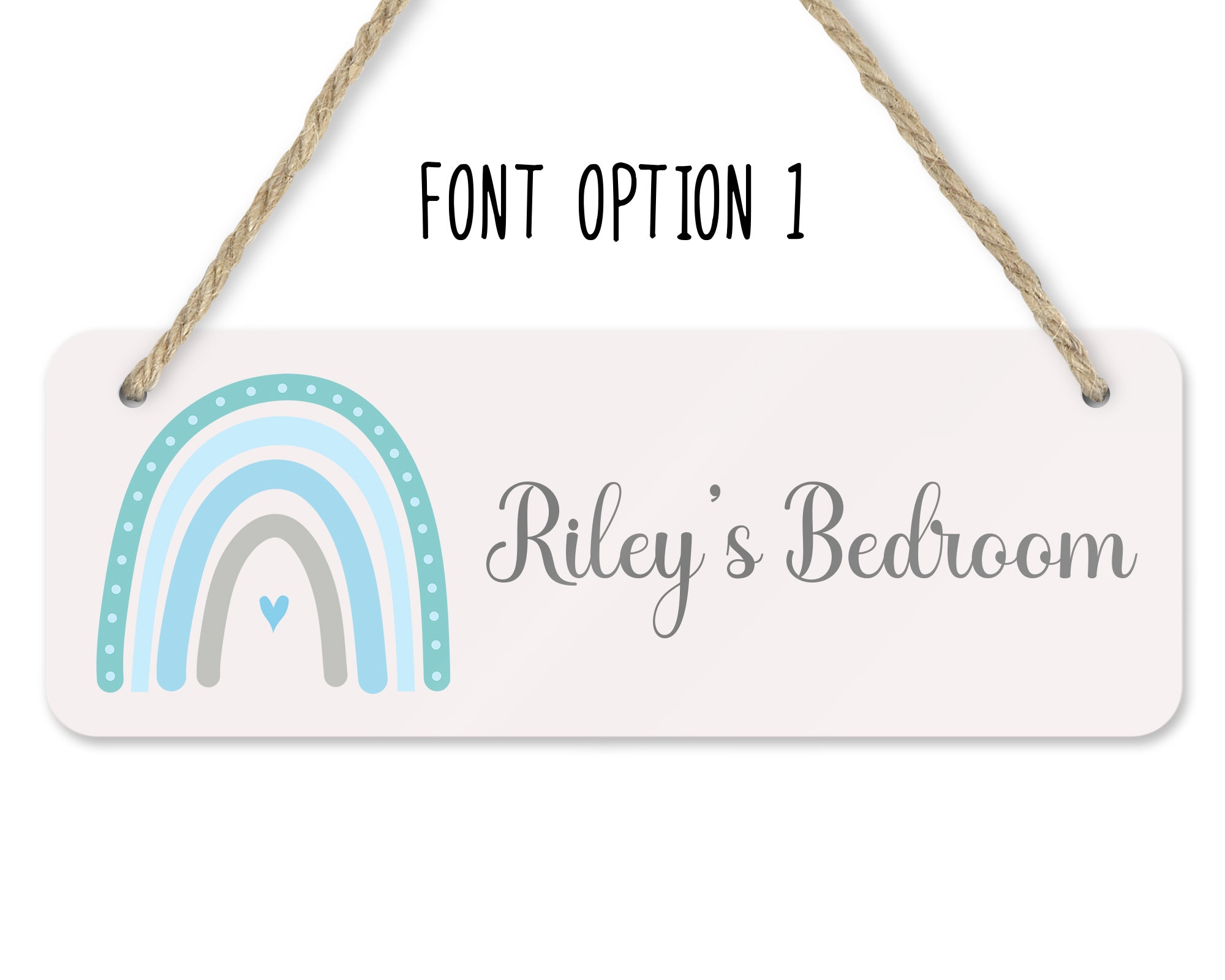 Personalised Bedroom Door Sign Custom Rainbow Bedroom Decor - Etsy UK