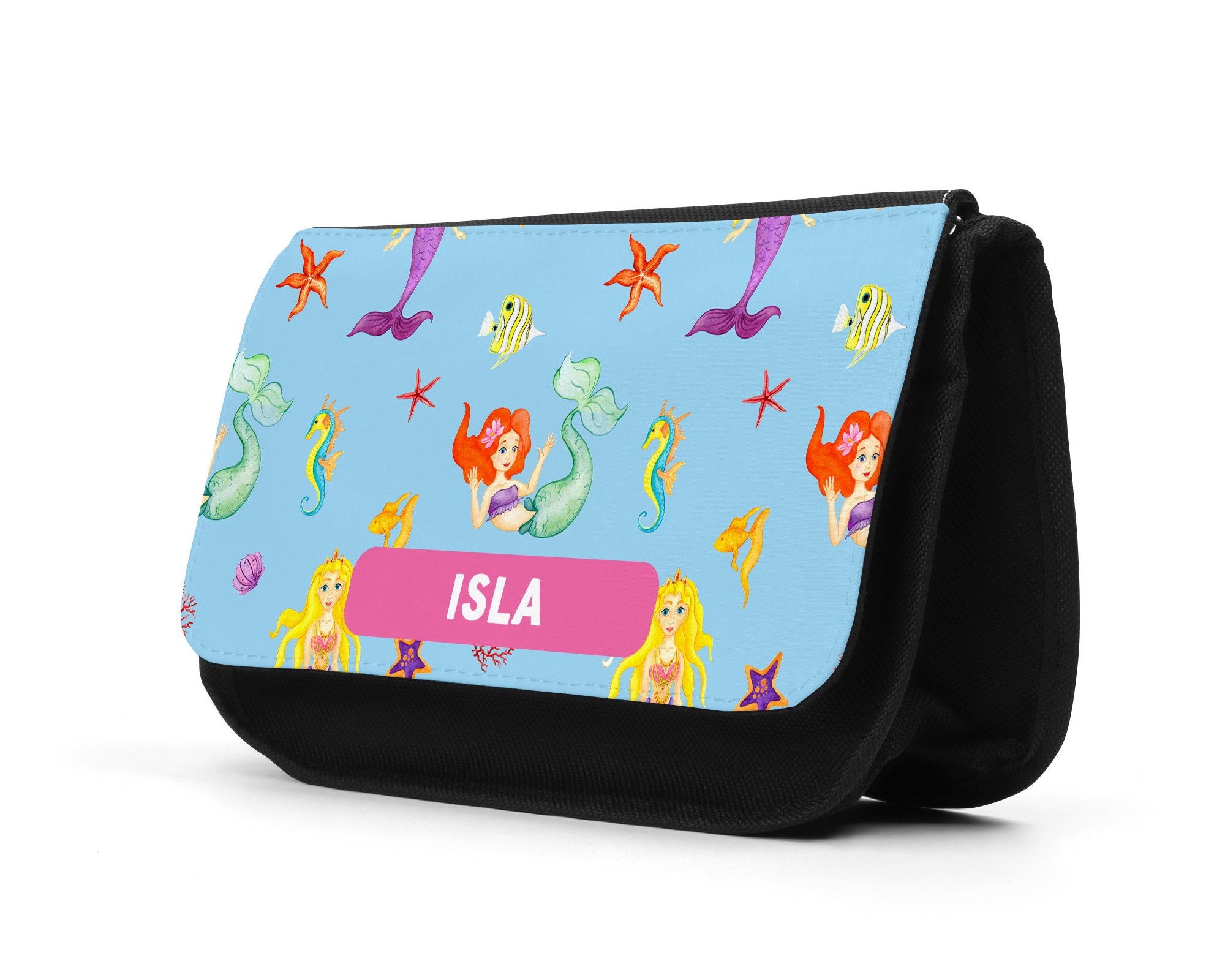 Personalised Mermaid Pencil Case Any Name Girls Pencil Case - Etsy