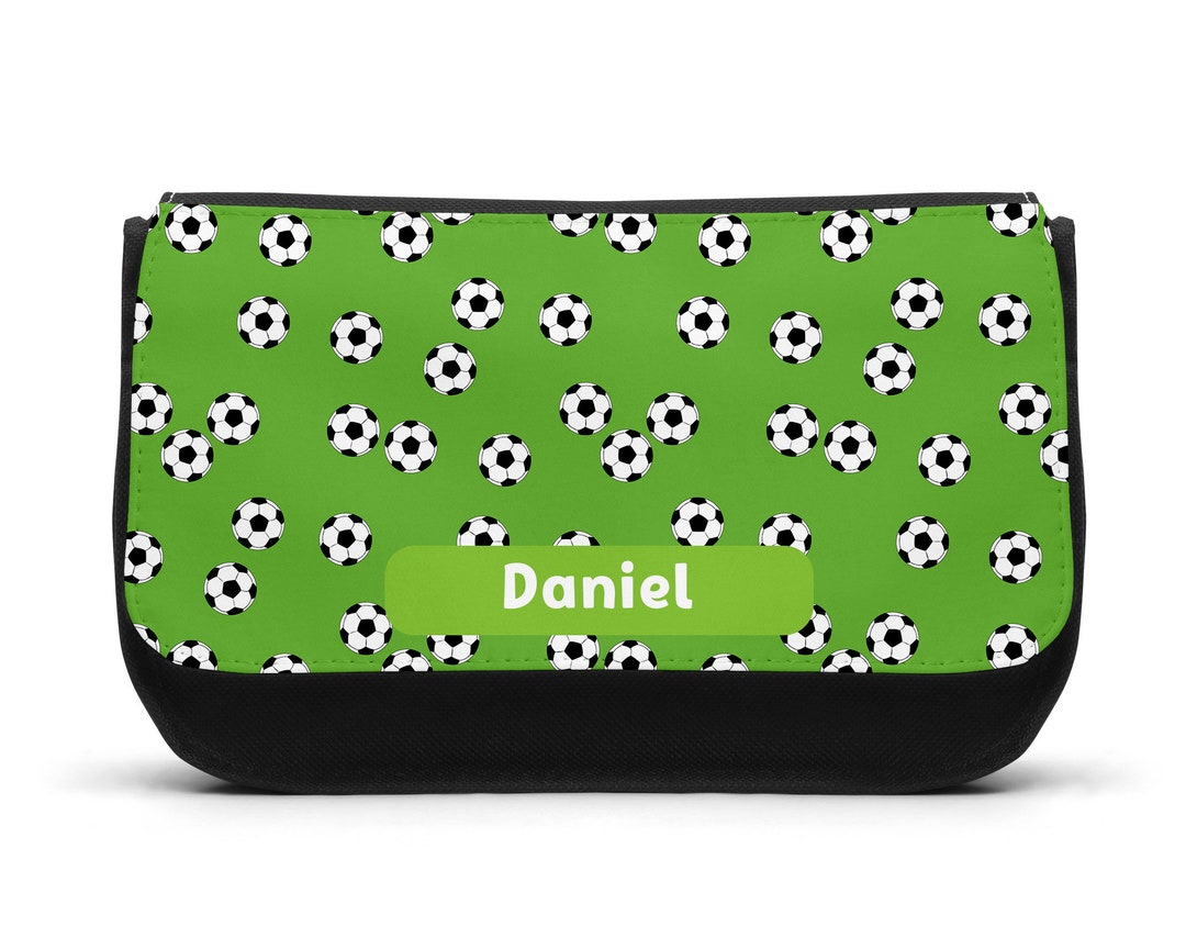 Personalised Football Pencil Case, Any Name, Boys Pencil Case, Birthday ...