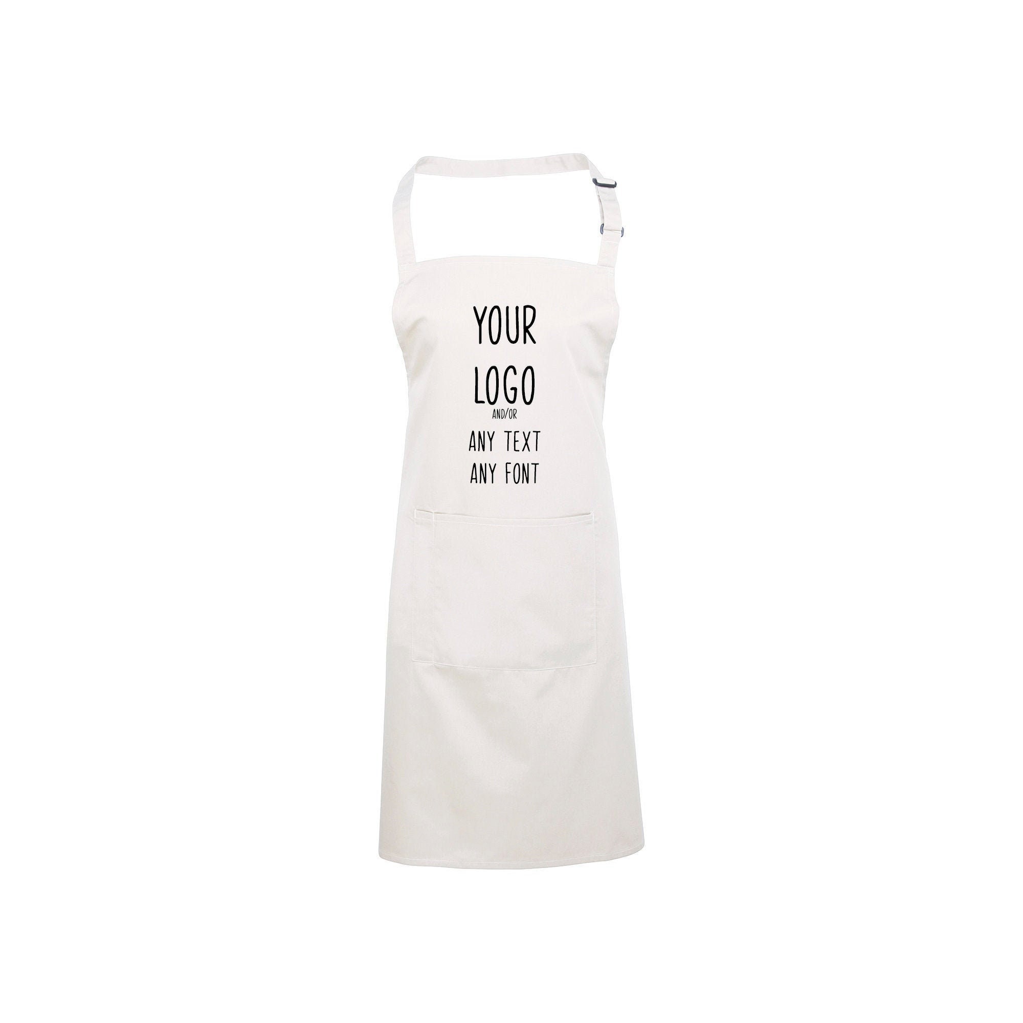 Personalised Apron With Your Logo or Business Name, Company Custom ...