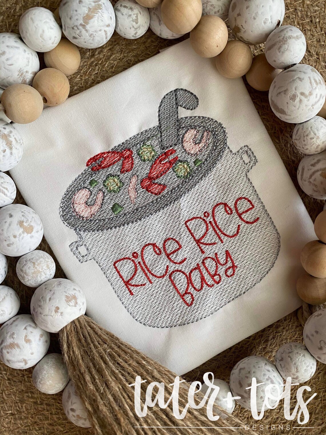 Pot of Gumbo Machine Embroidery Design File Digital Download - Etsy