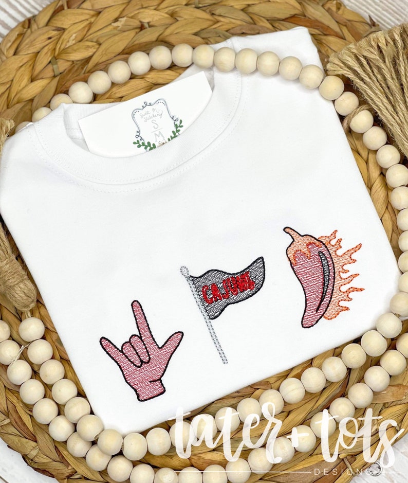Cajun Quick Stitch Machine Embroidery Bundle File Digital Download Size ...