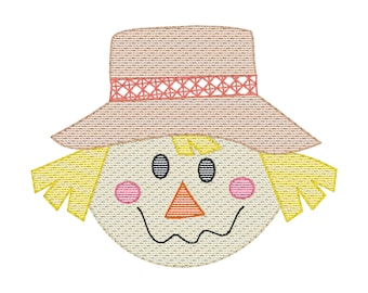 Scarecrow Embroidery - Etsy