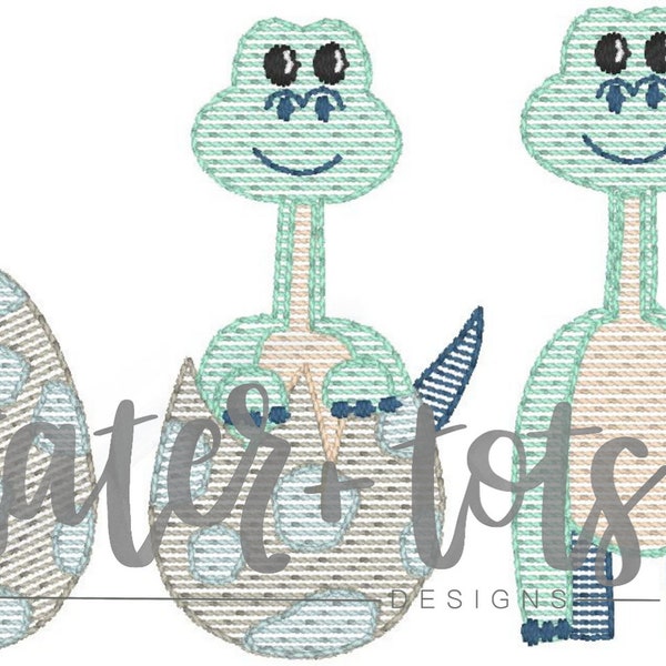 Dinosaur Embroidery Design - Etsy