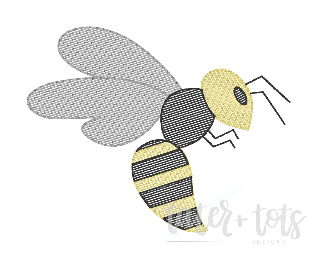 Hornet Machine Embroidery Design File Digital Download Size 4x4, 5x7 ...