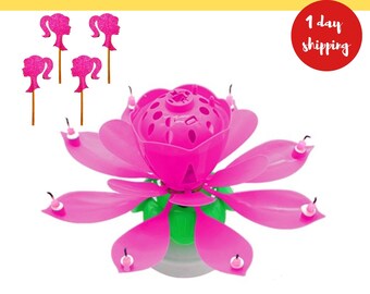 Lotus Flower Cake Topper - Etsy