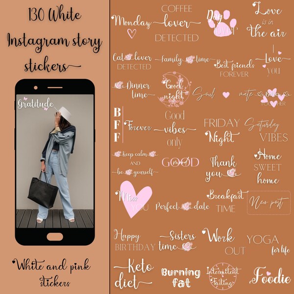 Instagram Birthday Stickers - Etsy