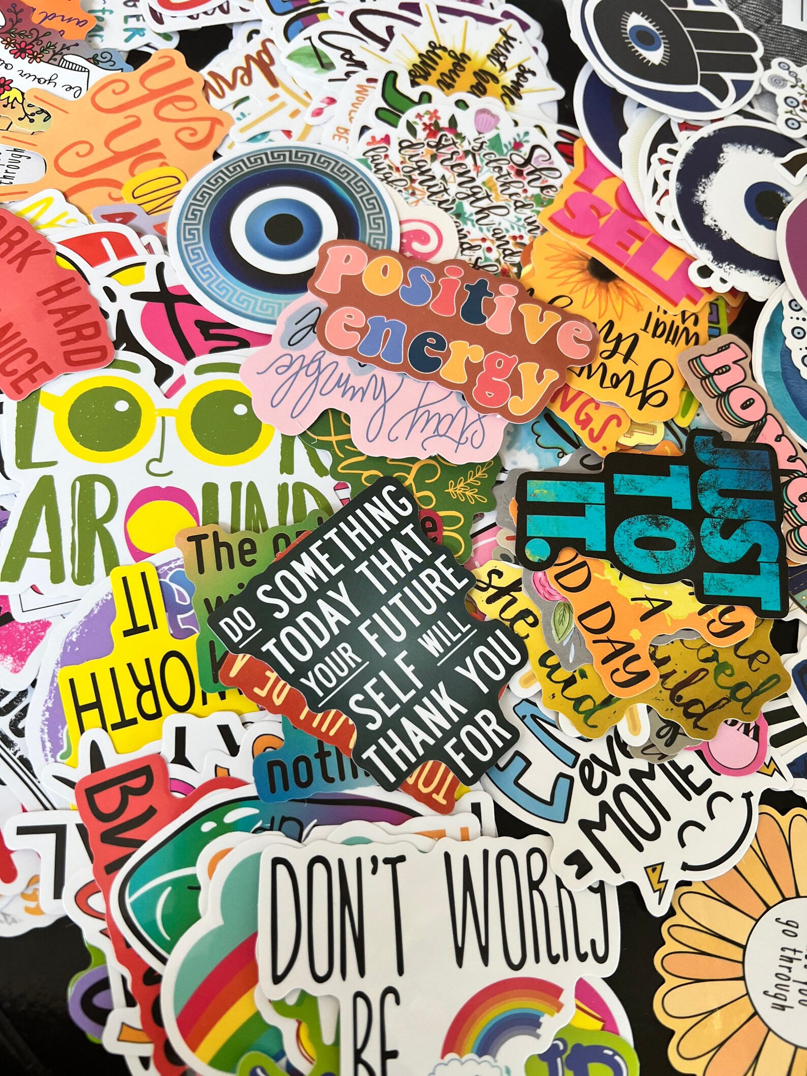 Sticker Decor Inspiring Sticker 10 Random Stickers Laptop - Etsy