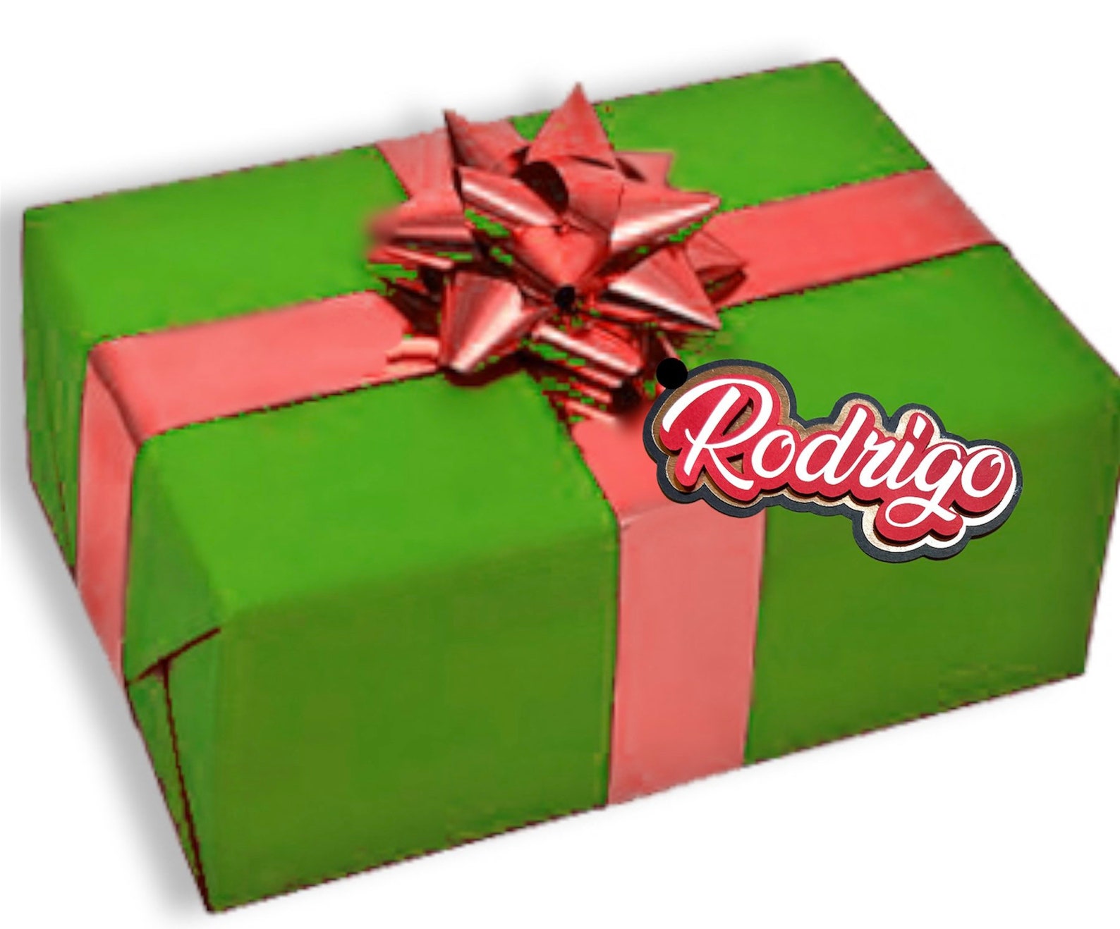 Custom 3D Name Gift Tags Personalized Gift Tags Holiday Name - Etsy