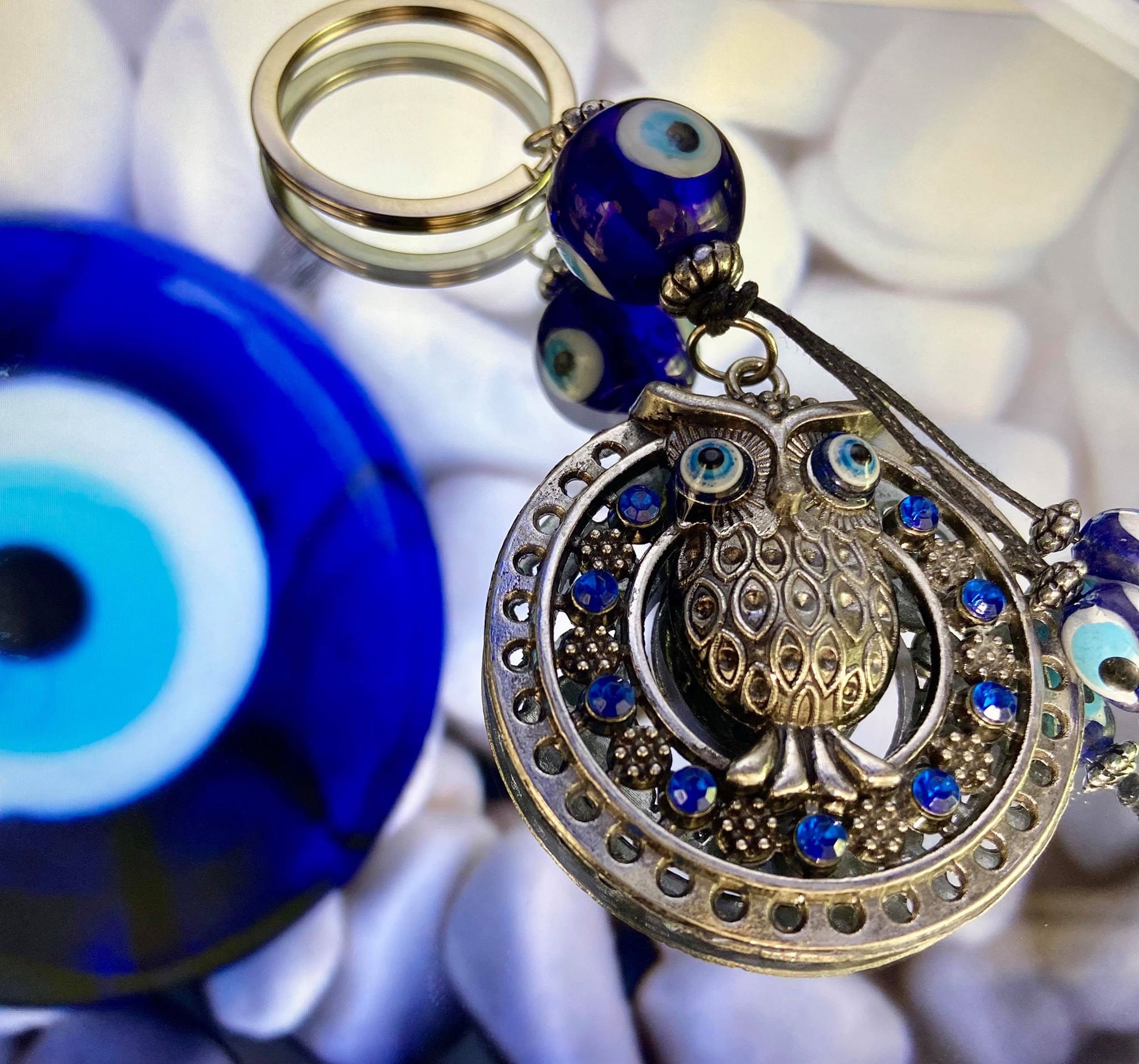 Evil Eye Keychain Turkish Eye Nazar Eye Protection | Etsy