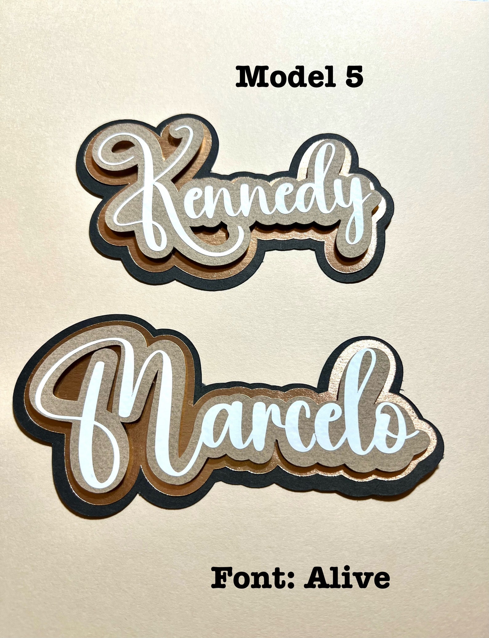 Custom 3D Name Gift Tags Personalized Gift Tags Holiday Name - Etsy