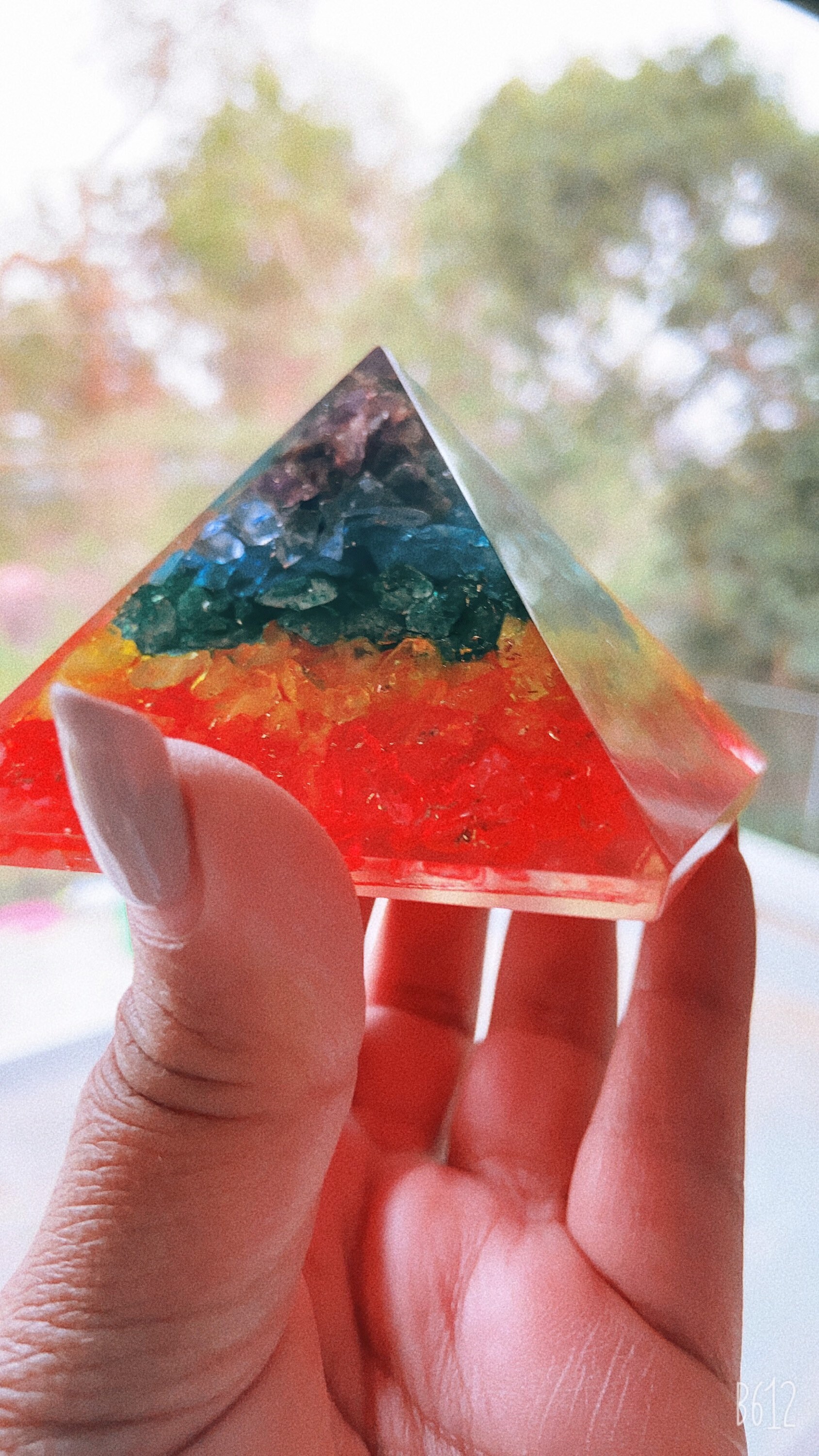 7 Chakras Pyramid Orgonite Pyramids Healing Pyramid Reiki - Etsy