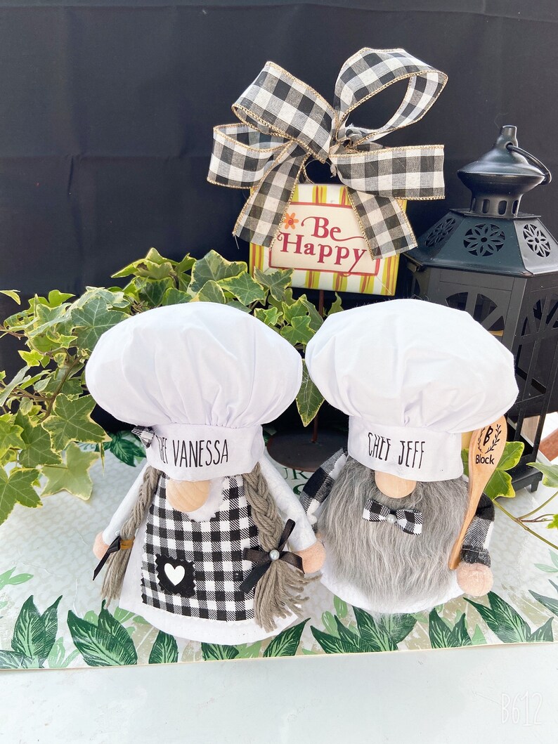 Kitchen Gnomes Chefs Gnomes Kitchen Family Kitchen - Etsy