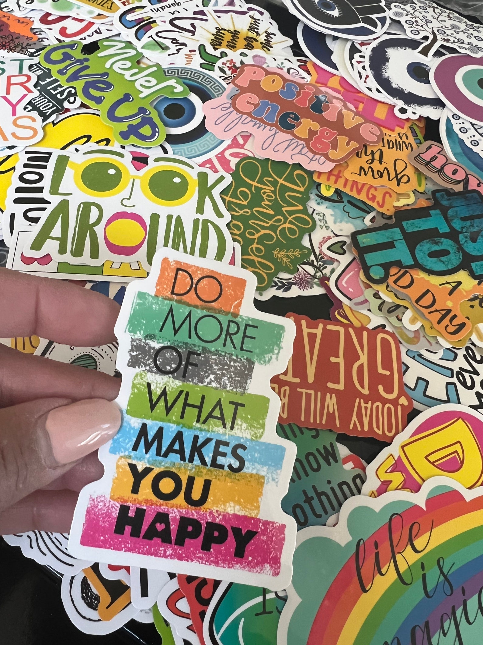 Sticker Decor Inspiring Sticker 10 Random Stickers Laptop - Etsy