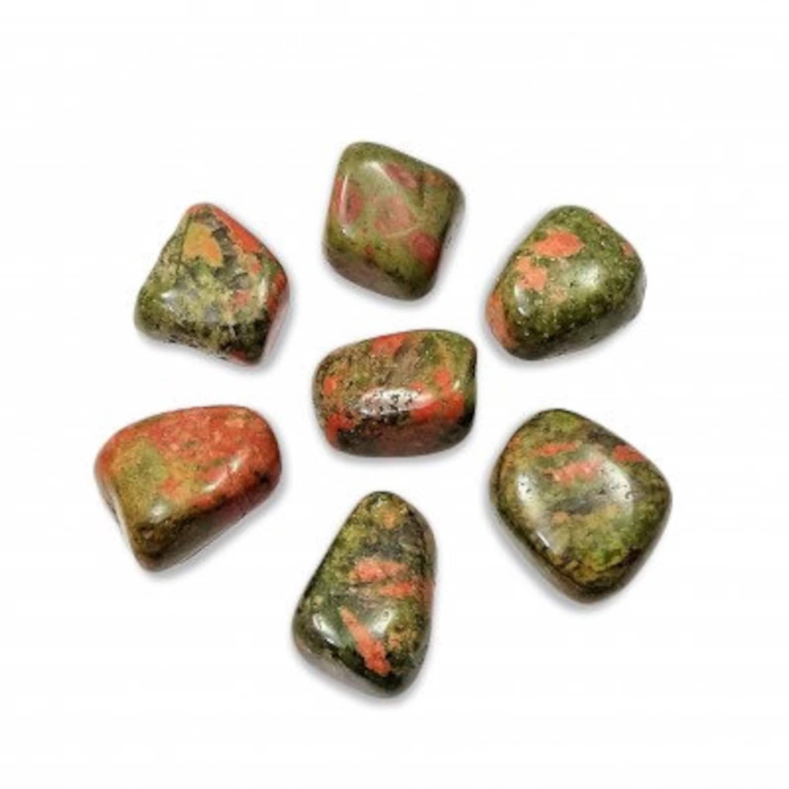 Unakita stone bracelet Unakita healing gemstone Unakita | Etsy