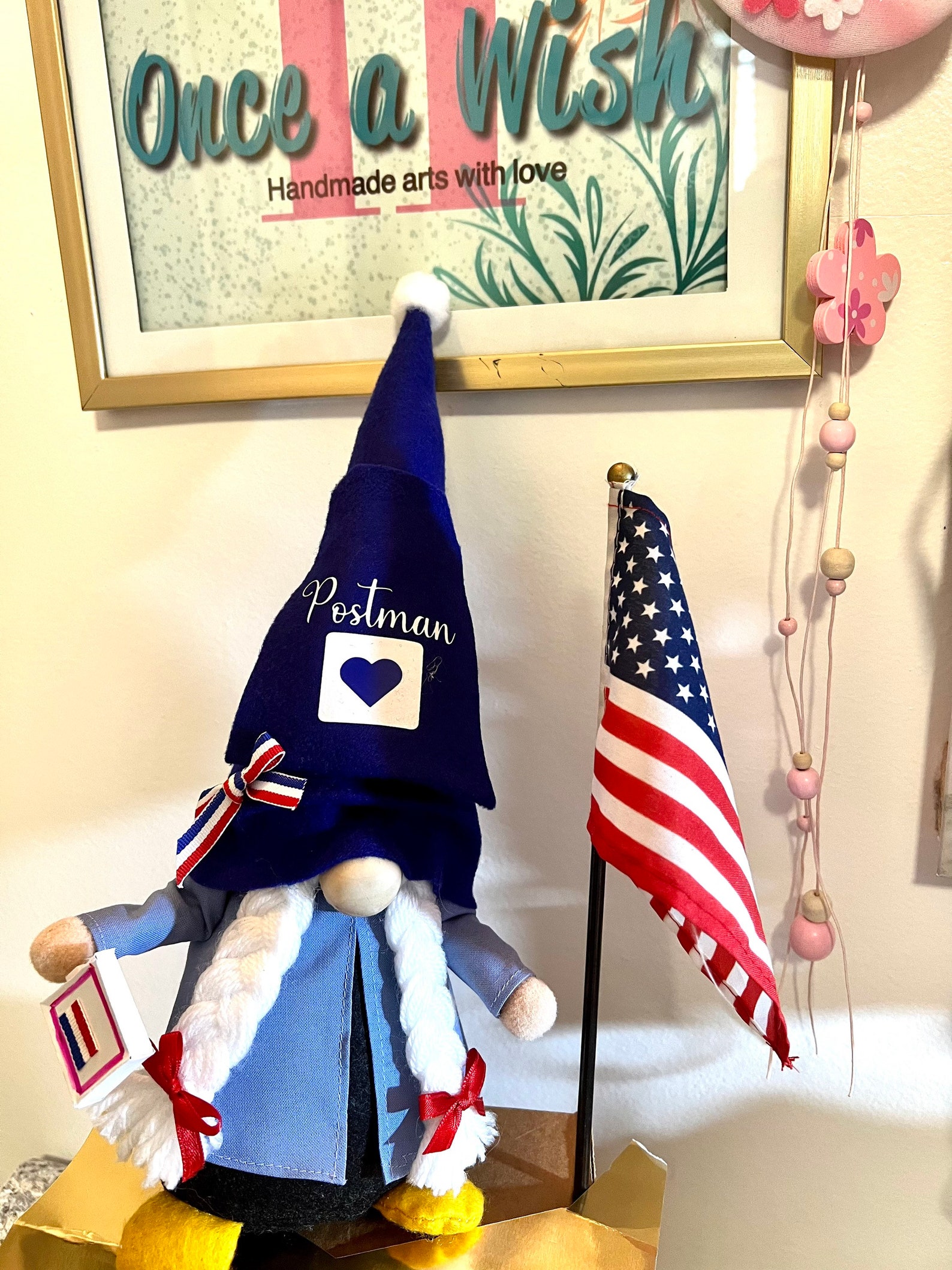 Postman Gnome Postwoman Gnome Post Worker Postal Officer - Etsy