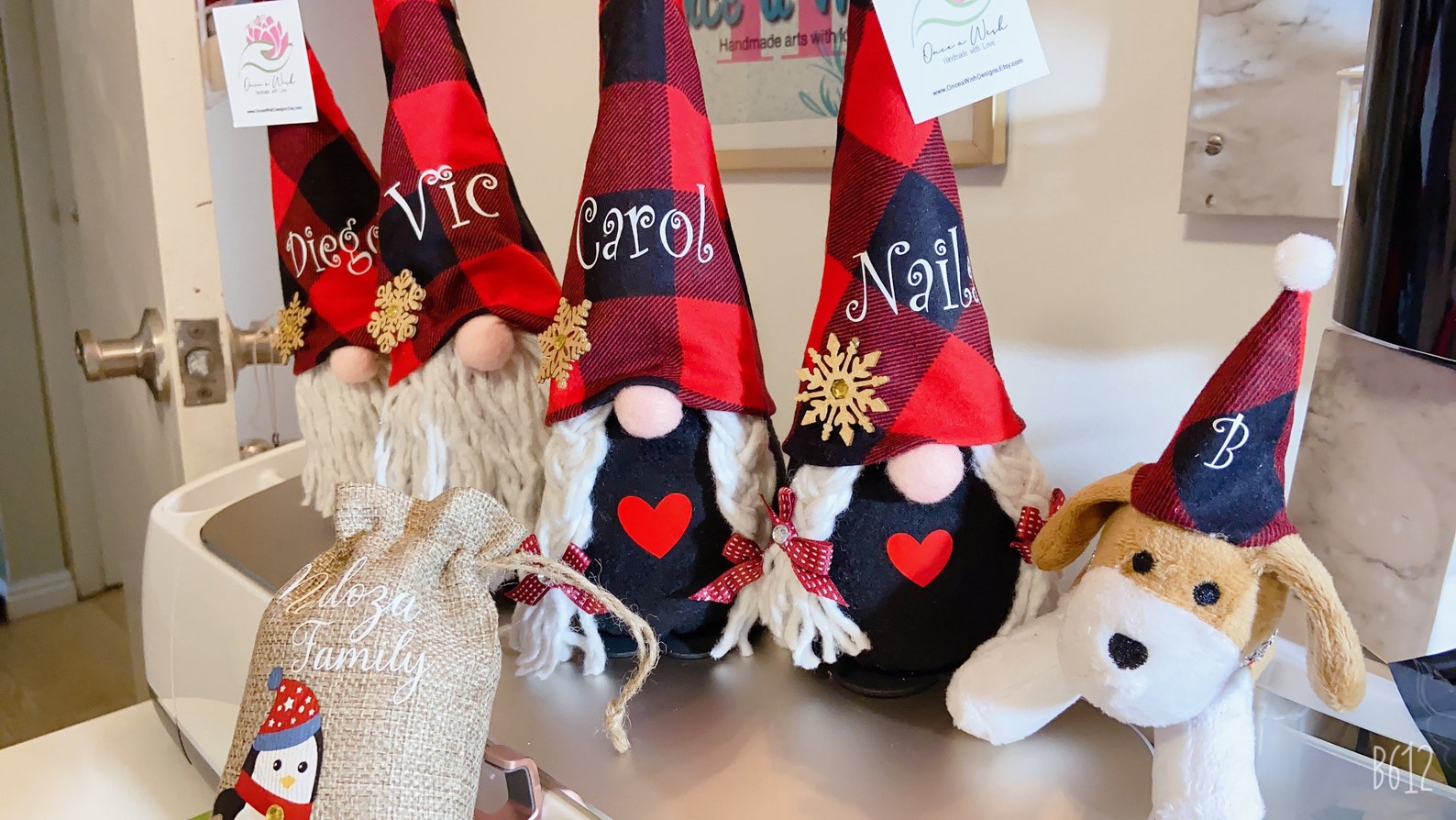 Custom Gnomes Gnomes Family Buffalo Plaid Mothers Day - Etsy