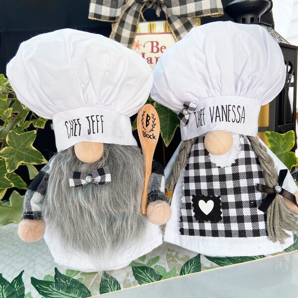 Chef Gnomes - Etsy