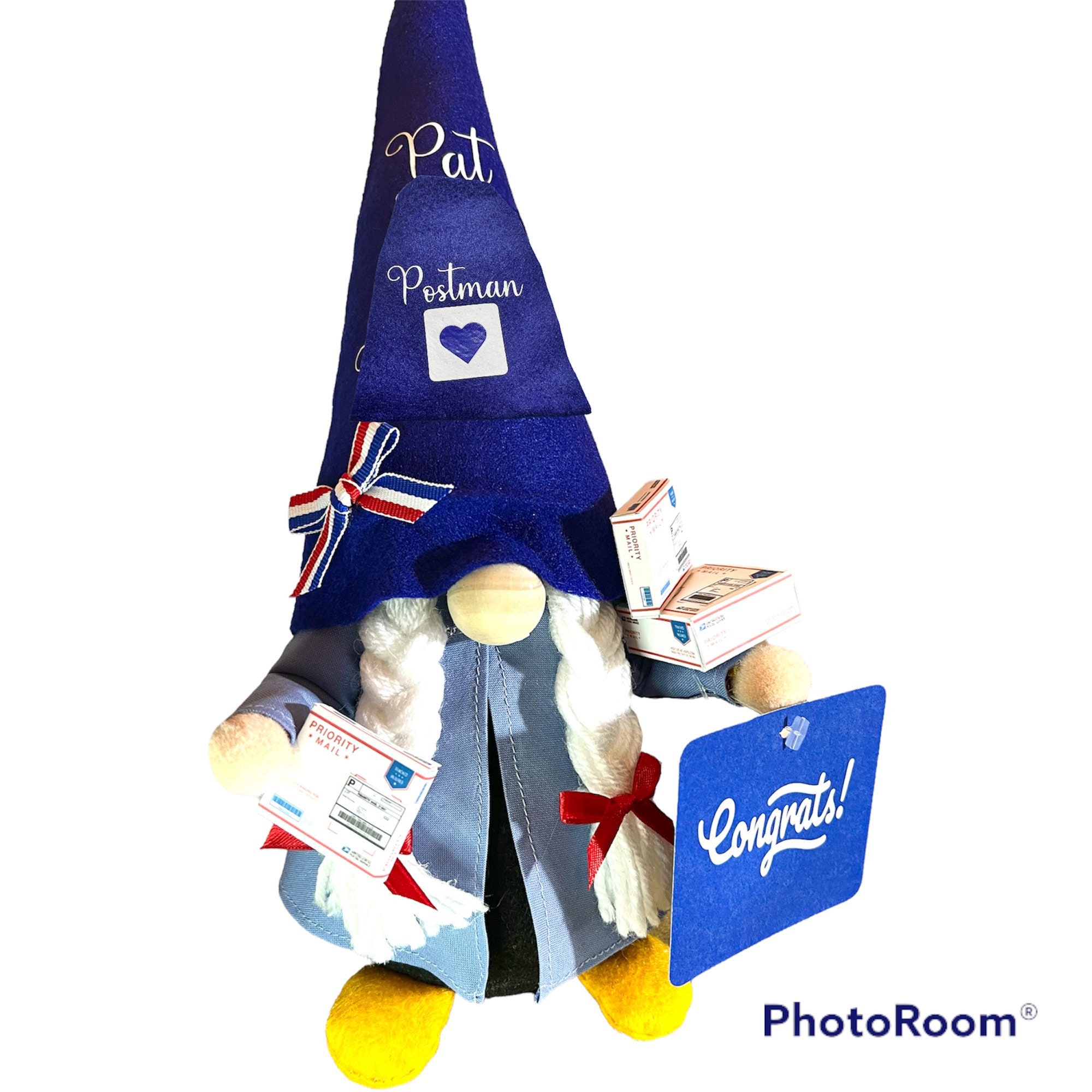 Postman Gnome Postwoman Gnome Post Worker Postal Officer | Etsy