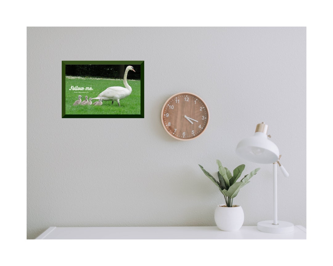 Ducks Printable Photo Bible Verse Printable Ducks Wall - Etsy