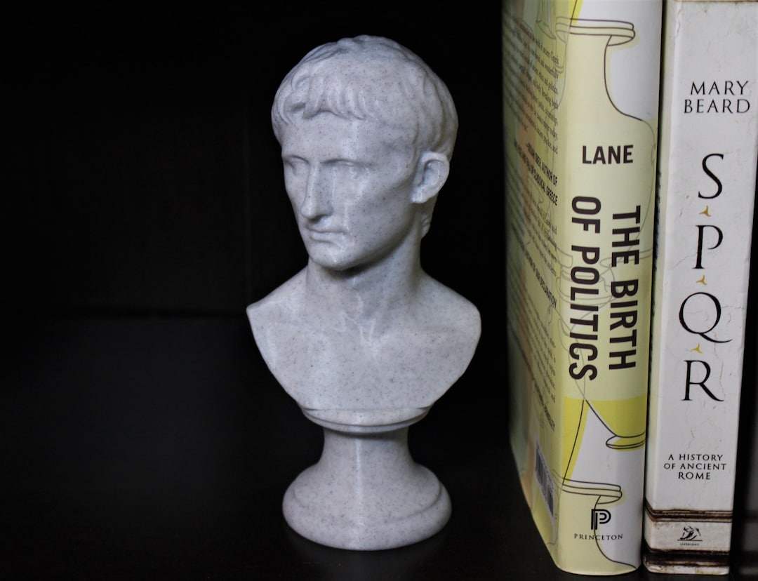 Caesar Augustus Bust - Statue of the First Roman Emperor - Etsy