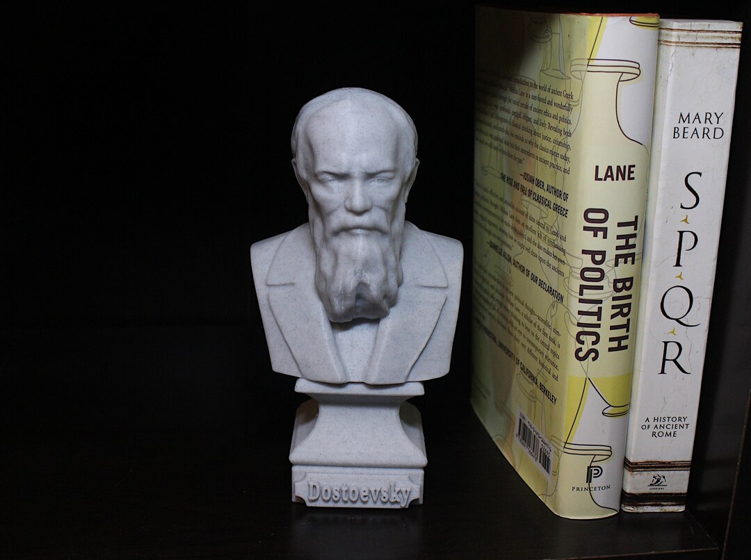 Fyodor Dostoevsky Bust — Statue of the Russian Novelist - Etsy