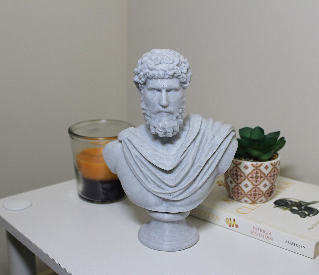 Lucius Verus (caesar Augustus) Bust; Statue of the Roman Emperor; Co ...