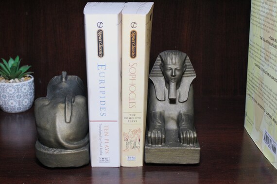 Sphinx Bookends - Statues of the Egyptian and Greek Mythological ...
