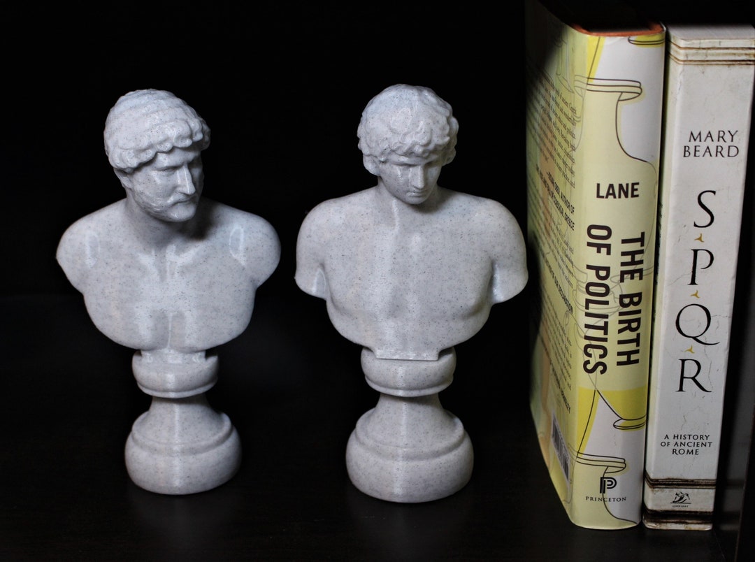 Hadrian (caesar Augustus) and Antinous Busts - Statues of the Roman ...