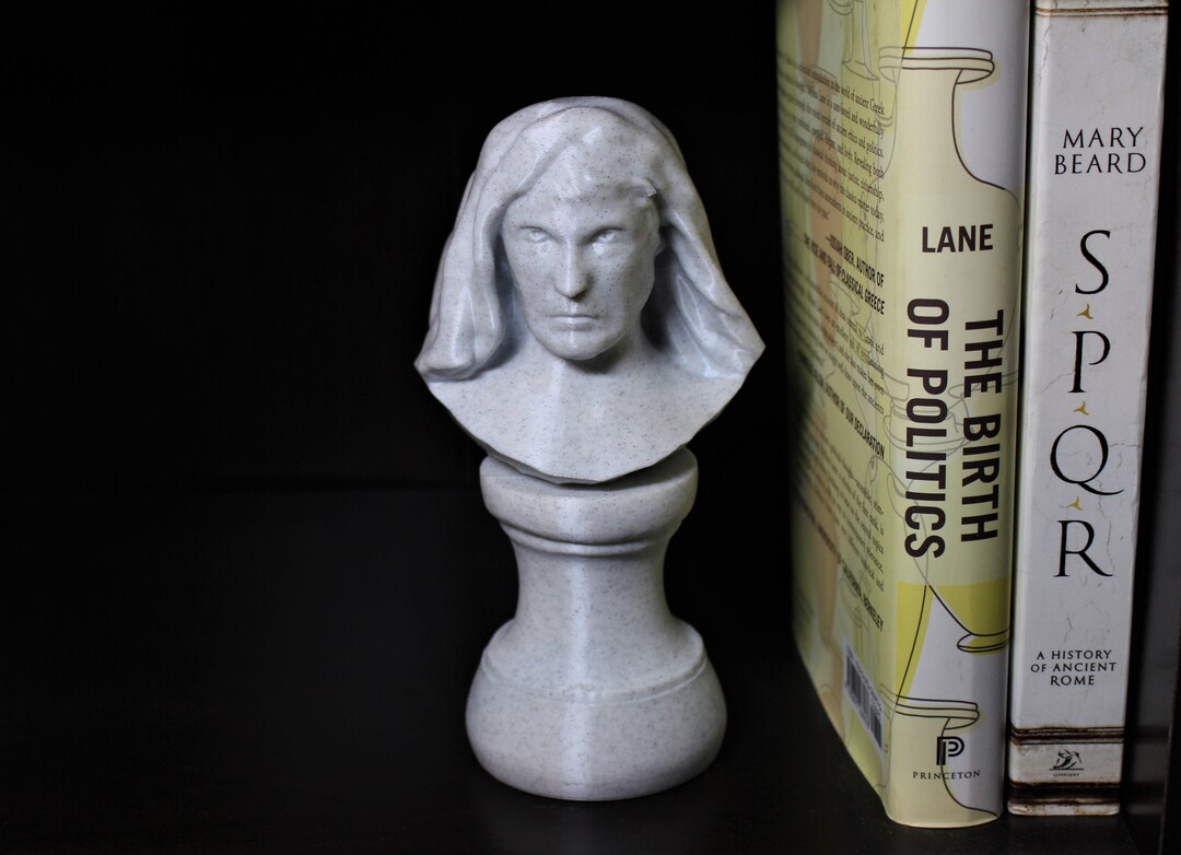 Cato Bust; Statue of the Roman Statesman; Friend of Cicero, Caesar's ...