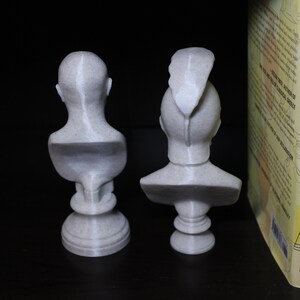 Scipio Africanus and Hannibal Busts; Statues of the Roman and ...