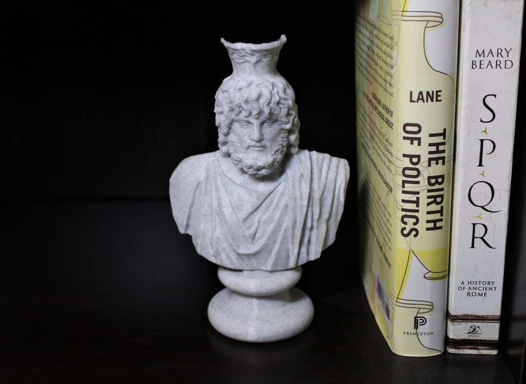 Serapis Bust; Statue of the Greek Egyptian Hellenistic God - Etsy