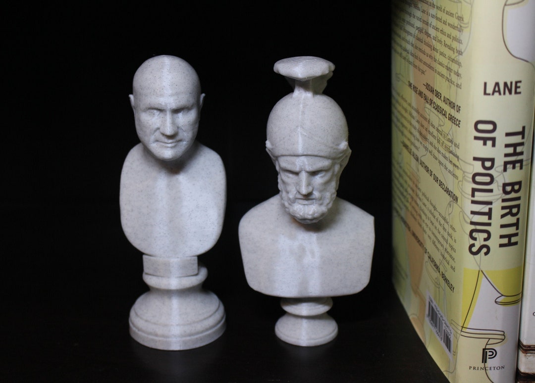 Scipio Africanus and Hannibal Busts; Statues of the Roman and ...