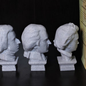 Chopin, Mozart, and Beethoven Busts - Statues of the Iconic Classical ...