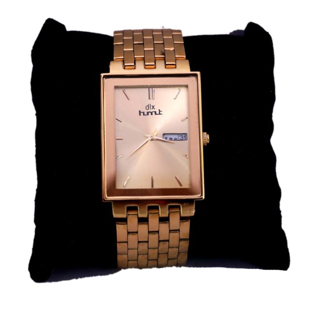 Men Mens Watch HMT Gold Chronograph Gold Men Watch Best for Gift - Etsy