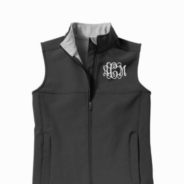 Monogram Vest - Etsy