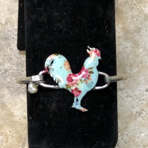 Chicken Bracelet, Chicken Bangle Bracelet ,chicken Charm, Chicken ...