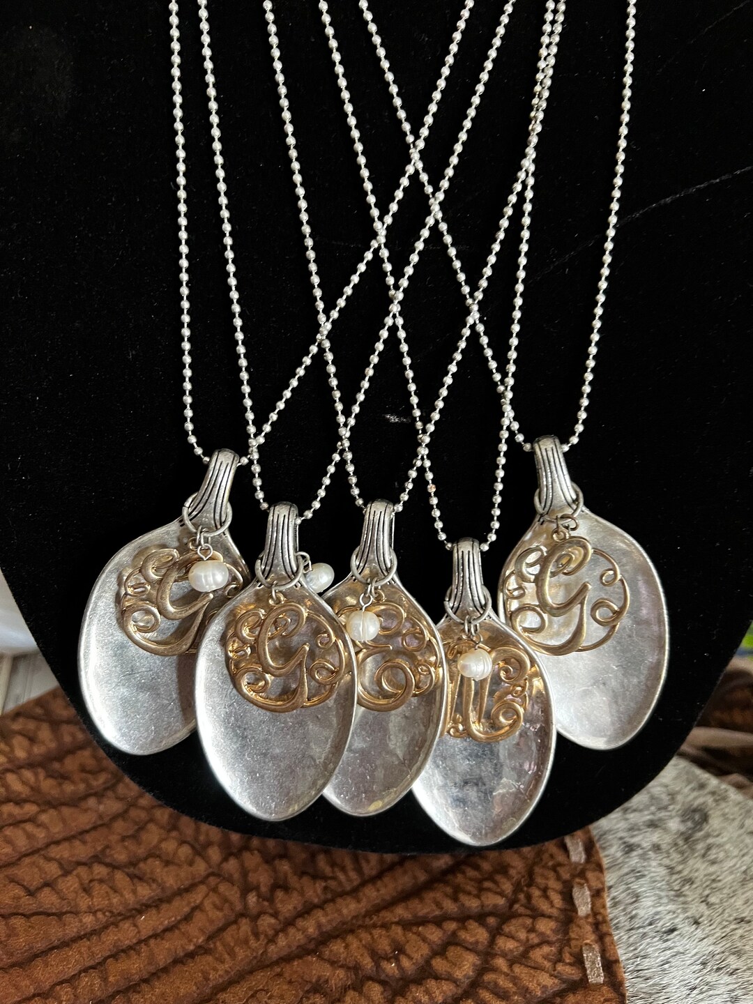 Personalized Spoon Necklace, Spoon Jewelry, Initials Spoon Necklace ...