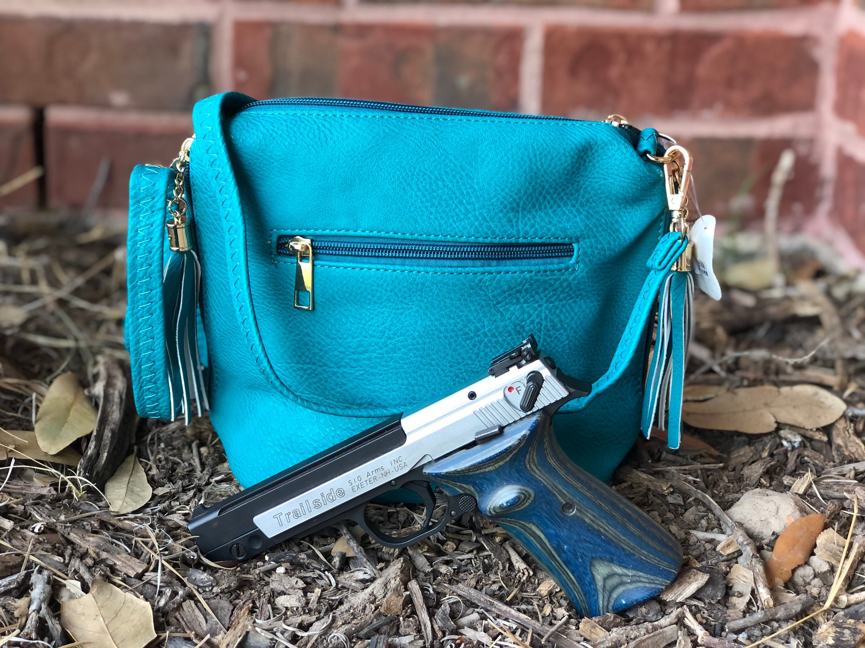 Monogrammed Crossbody Bag: Side Pocket Purse - Etsy