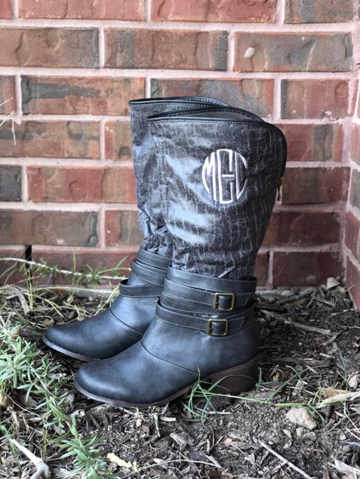 Monogram Riding BOOTS Monogram western boots Personalized | Etsy