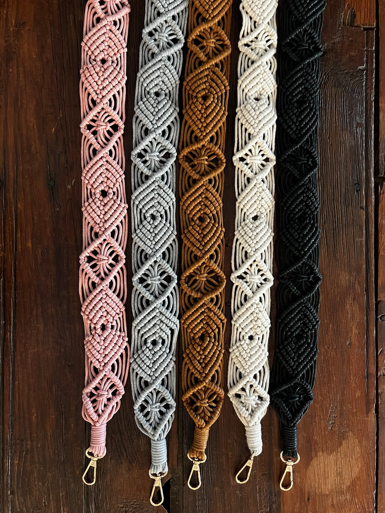 Macrame Crossbody Strap, Macrame Shoulder Strap, Detachable Shoulder ...