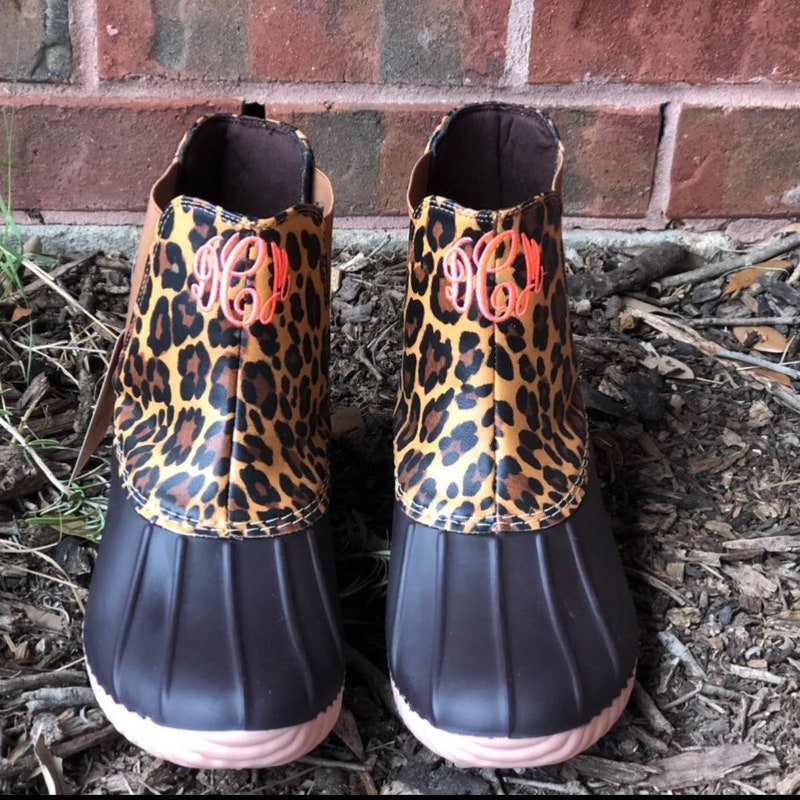 Cheetah Print Boots - Etsy