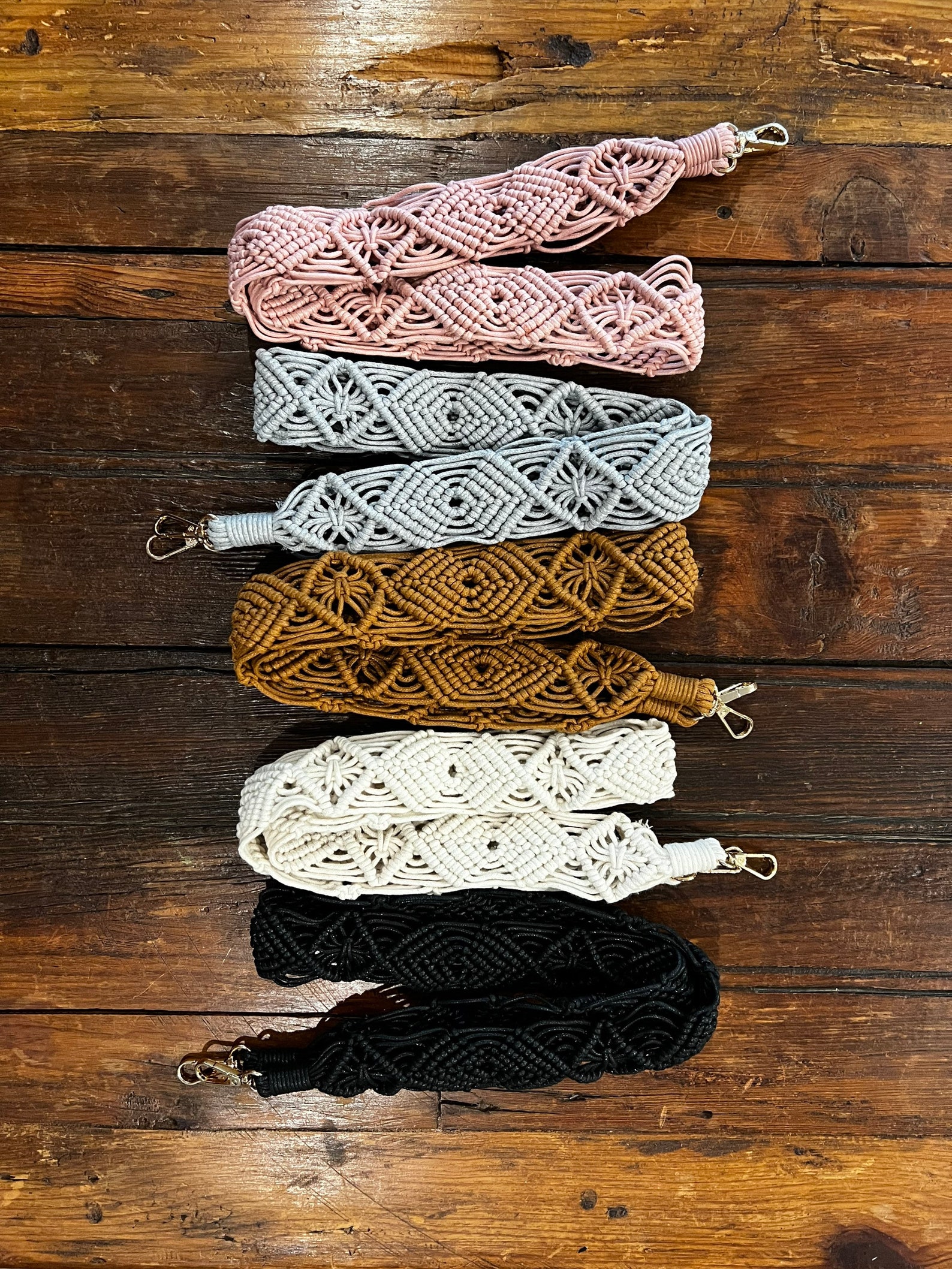 Macrame Crossbody Strap, Macrame Shoulder Strap, Detachable Shoulder ...