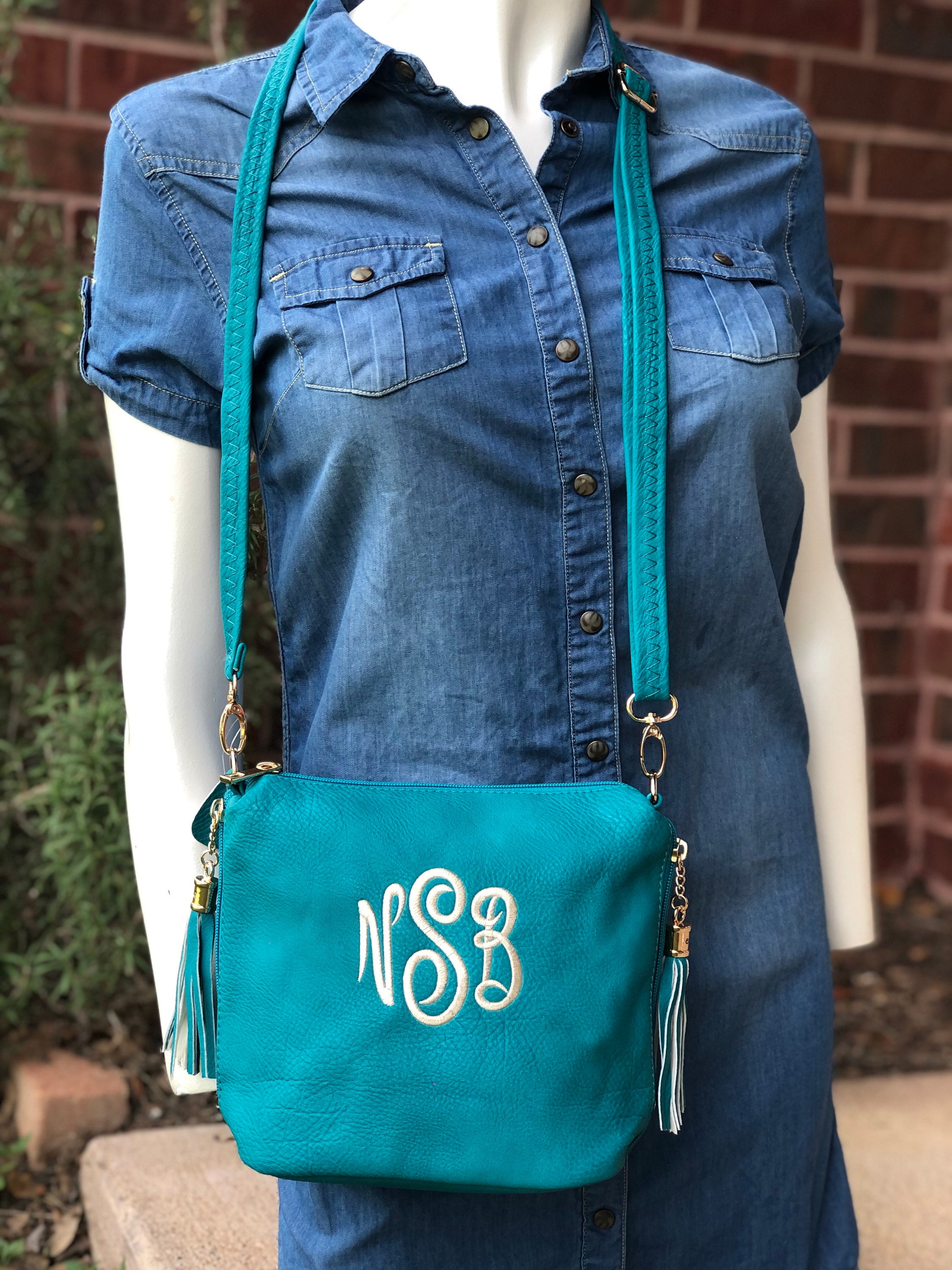 SIDE POCKET Bag Monogrammed Crossbody Bagpersonalized Purse | Etsy