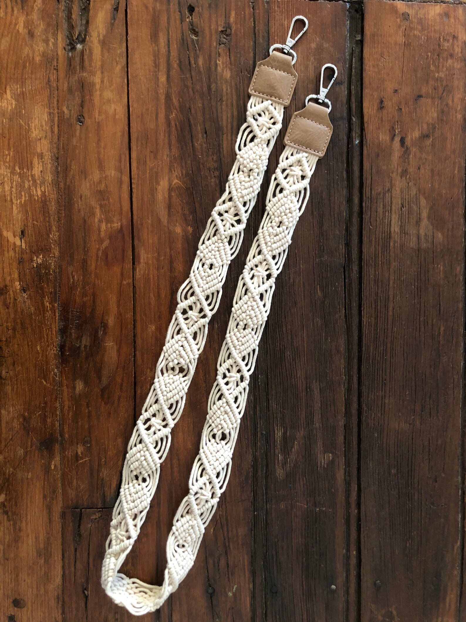 Macrame Crossbody Strap, Detachable Macrame Shoulder Strap, Detachable ...